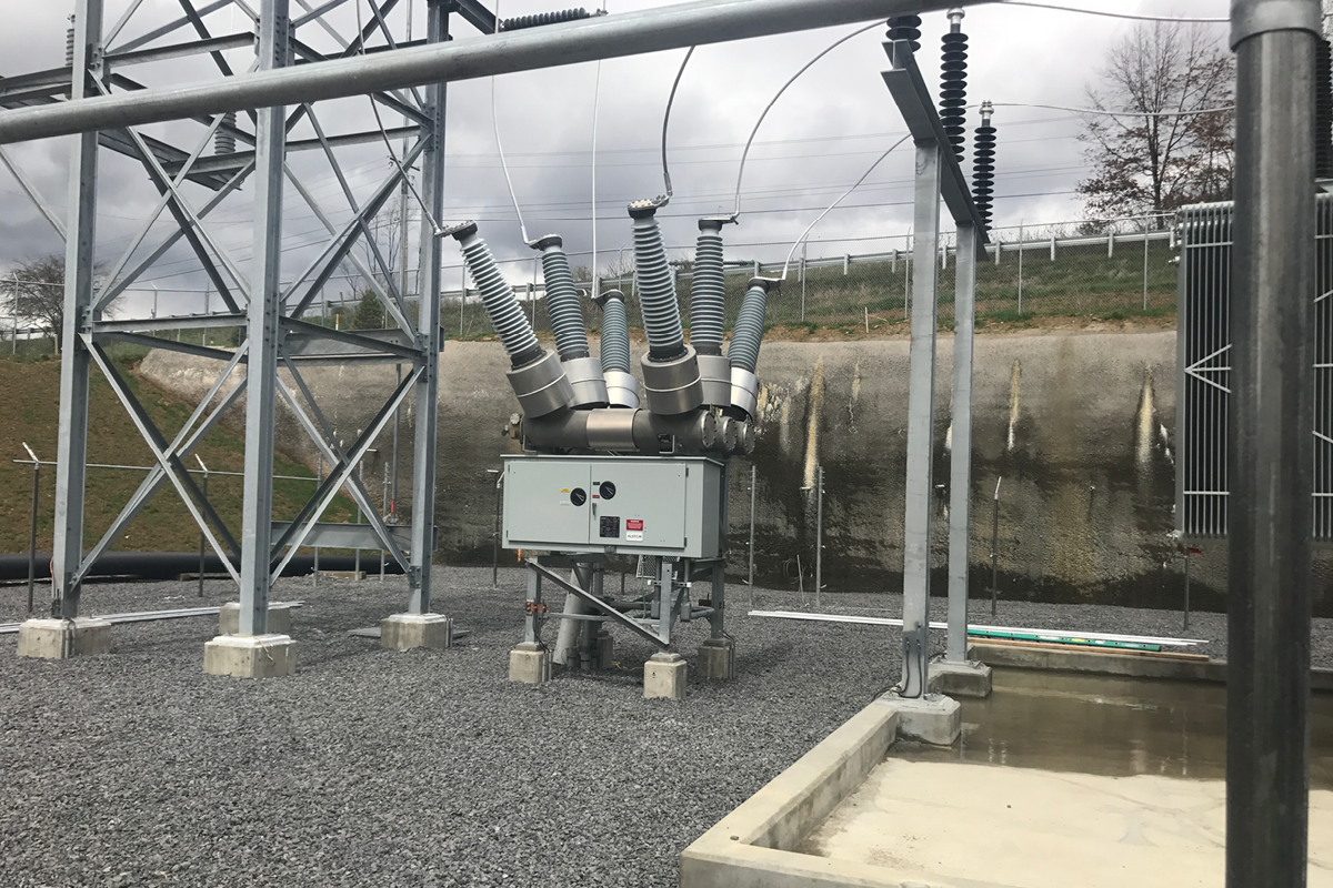 Circuit Breaker In Electrical Substation